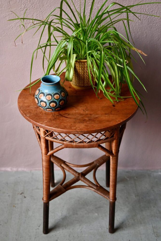Round Serving Table, 1960s for sale at Pamono
