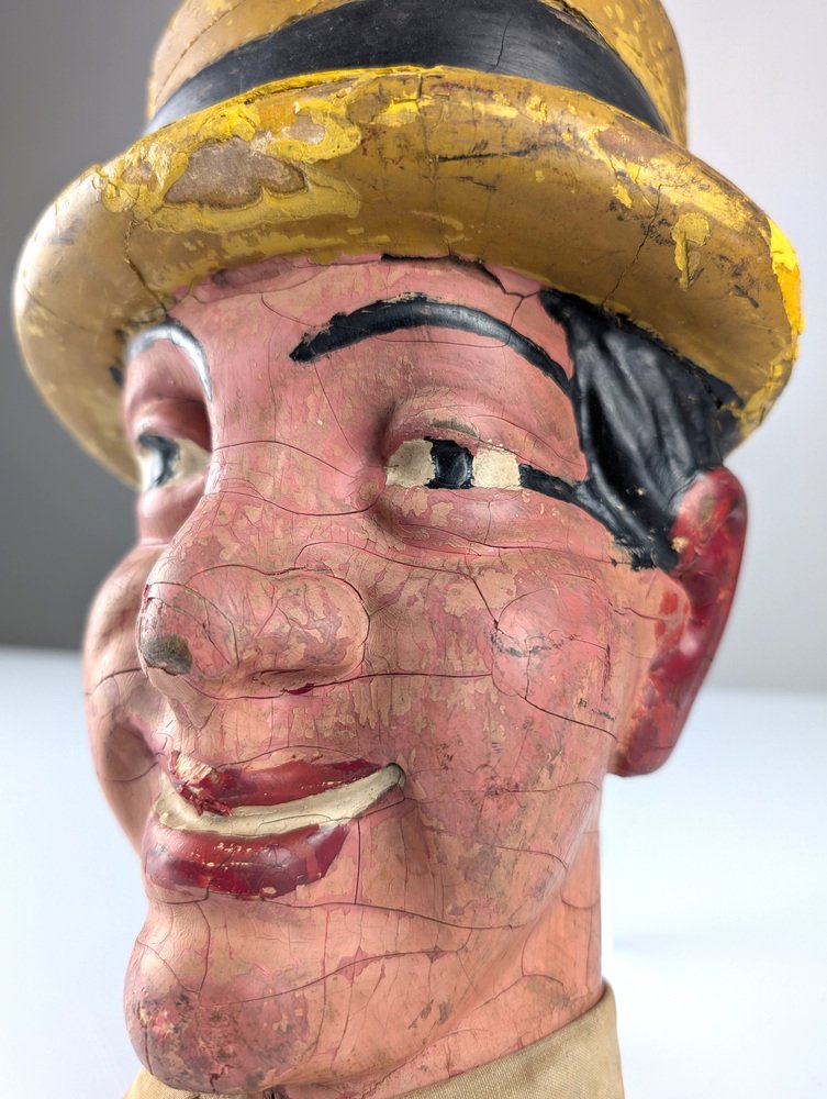 Dean Martin Wooden Advertising Head, 1950s for sale at Pamono