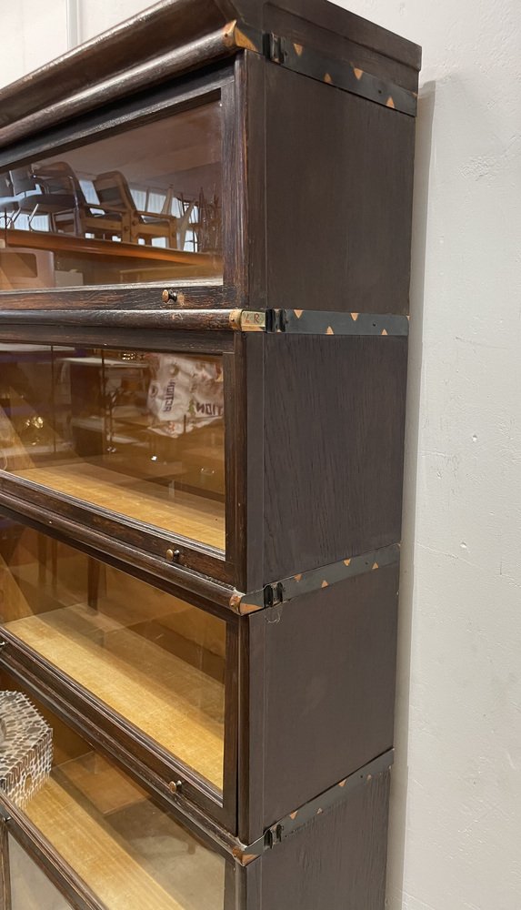 Union Modular Book Display Cabinet by Heinrich Zeiss, 1890s, Set of 6 ...