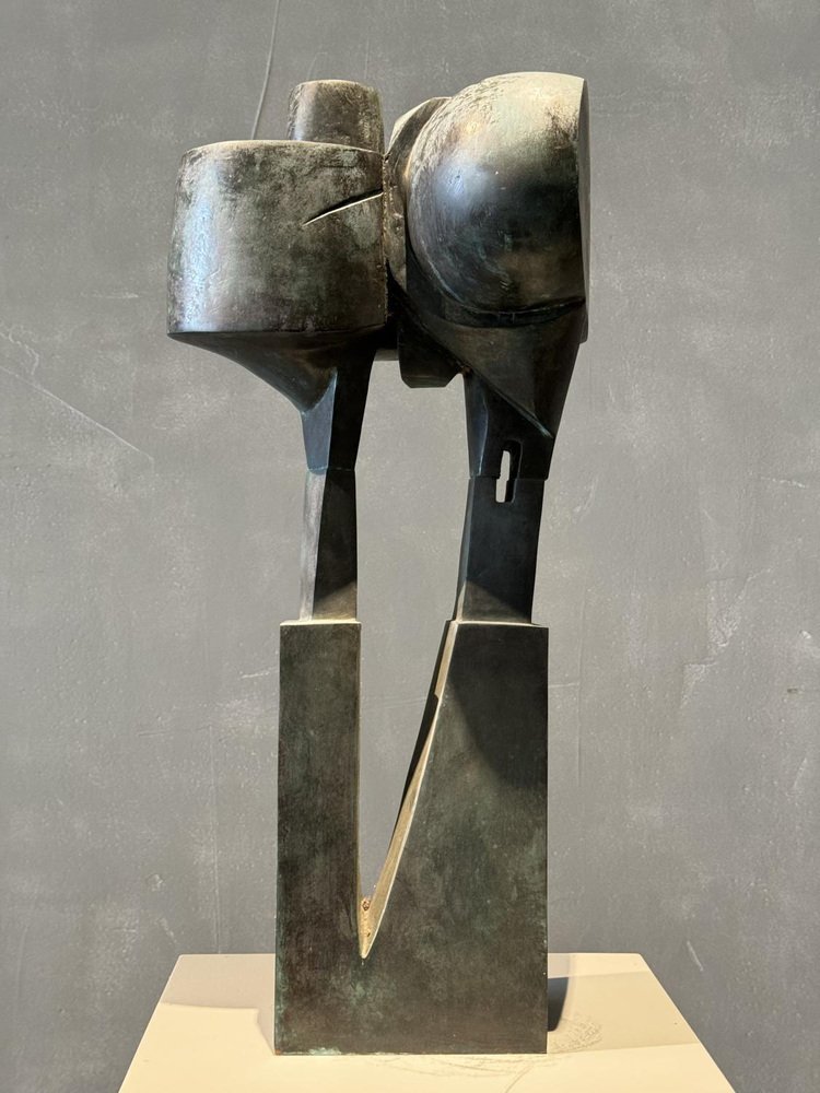 Large Bronze Statue by Maurice Perrenoud for sale at Pamono