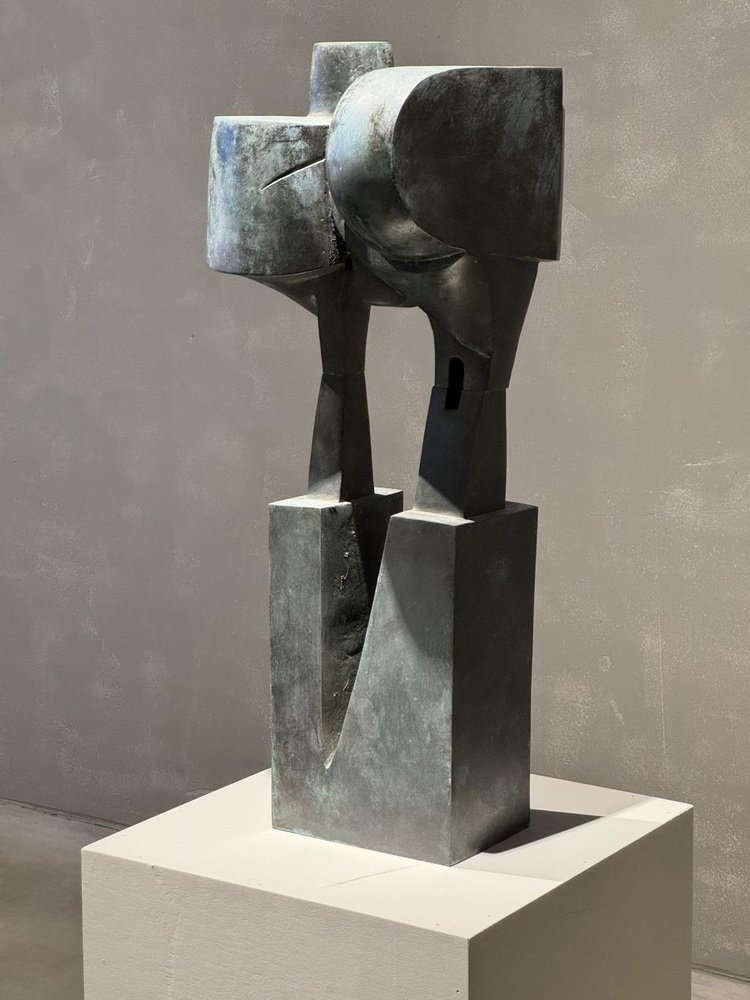 Large Bronze Statue by Maurice Perrenoud for sale at Pamono