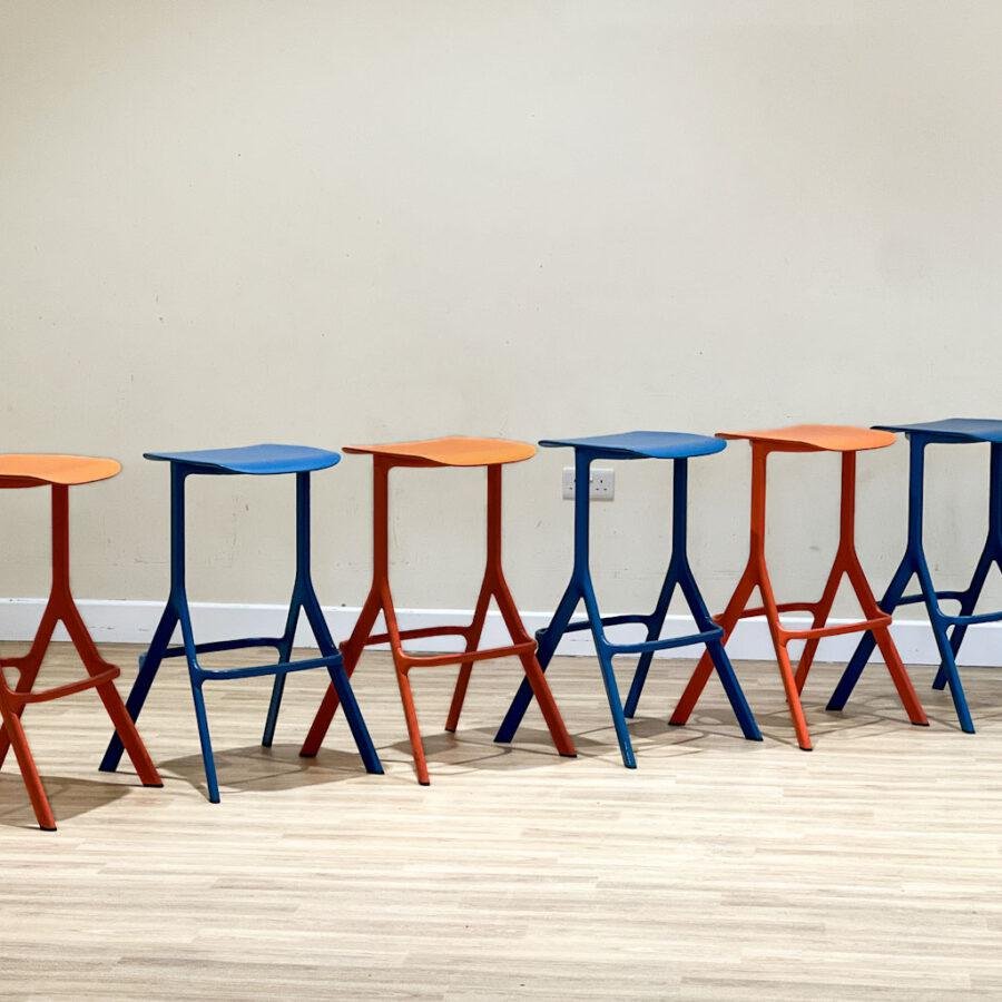 Axyl High Stools by Allermuir, Set of 3 for sale at Pamono