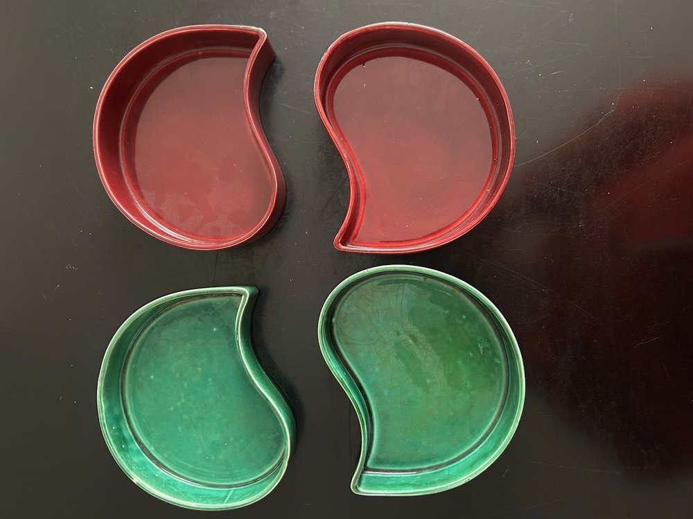 Ceramic Pockets from Val Dor Gien, Set of 4 for sale at Pamono