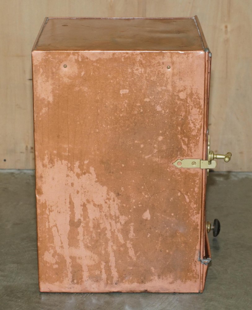 Copper & Brass Fridge Cabinet for sale at Pamono