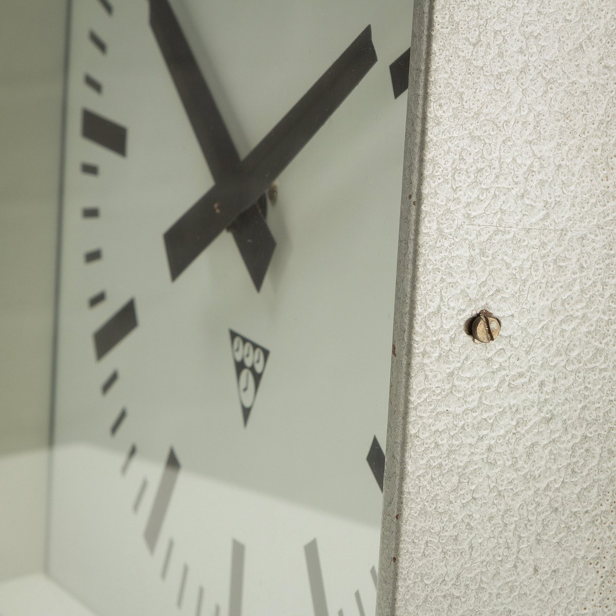 Square Pragotron Wall Clock from Pragotron, Czechoslovakia, 1950s for ...