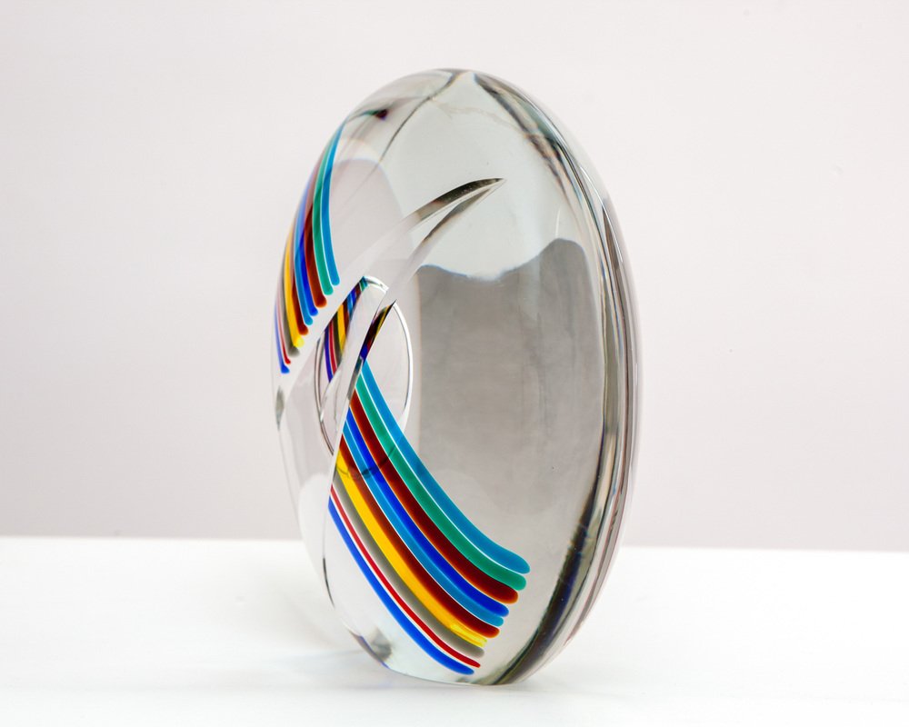 Glass Sculpture by Livio Seguso for Studio Seguso Arte Vetro, 1980 for ...