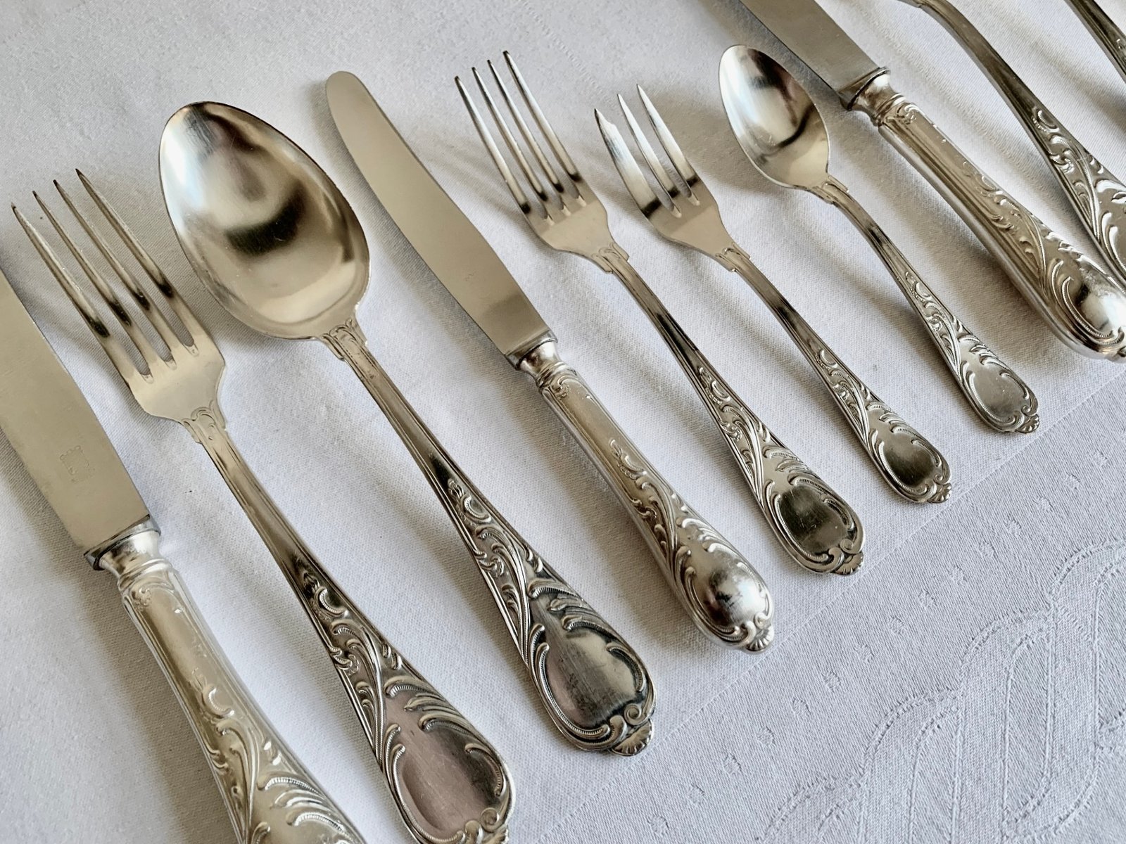 Vintage German Solingen Silver Plated Cutlery, 1965, Set of 70 for sale ...