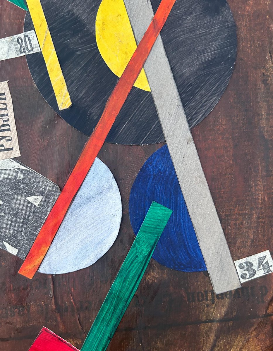 Constructivist Collage, 1930s, Mixed Media & Gouache for sale at Pamono