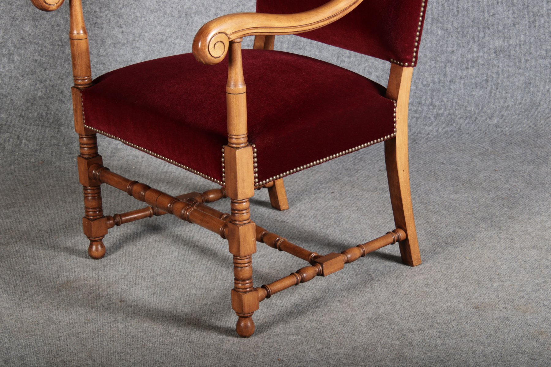 Antique Baroque Armchair, 1880 for sale at Pamono