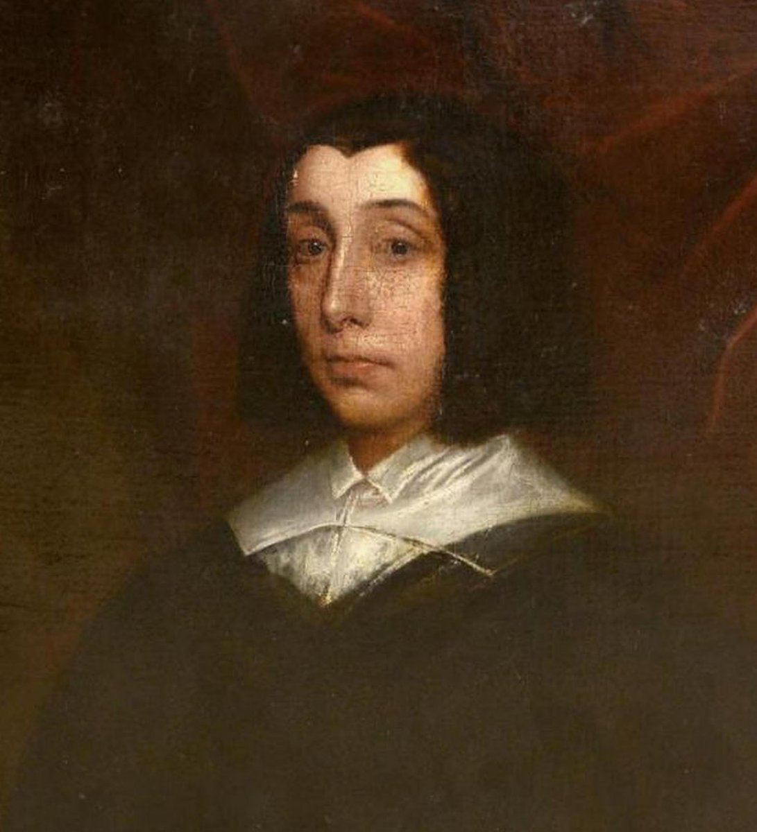 English School Artist, Portrait of Elizabeth Kinnersley, 17th Century ...