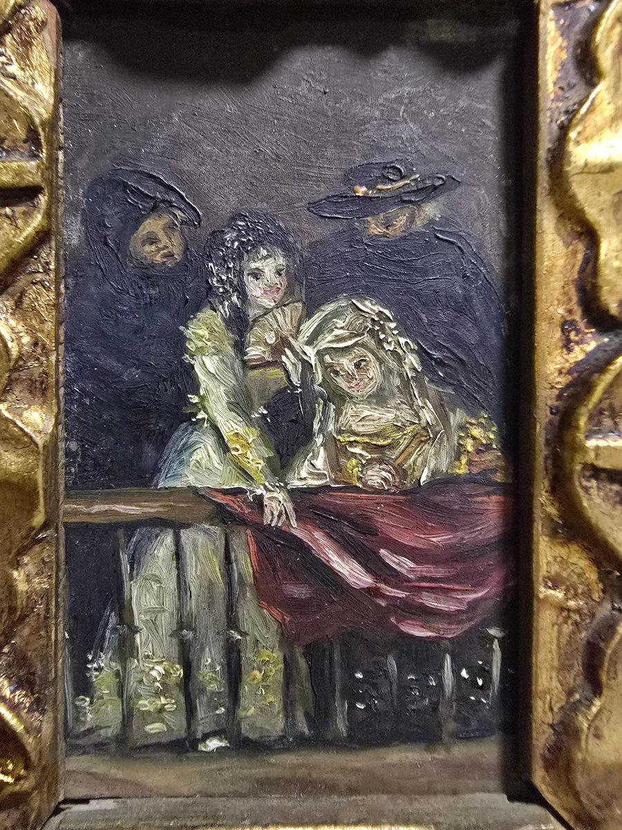 Francisco de Goya, Figures, Small Oil Painting on Copper, 1800 for sale ...