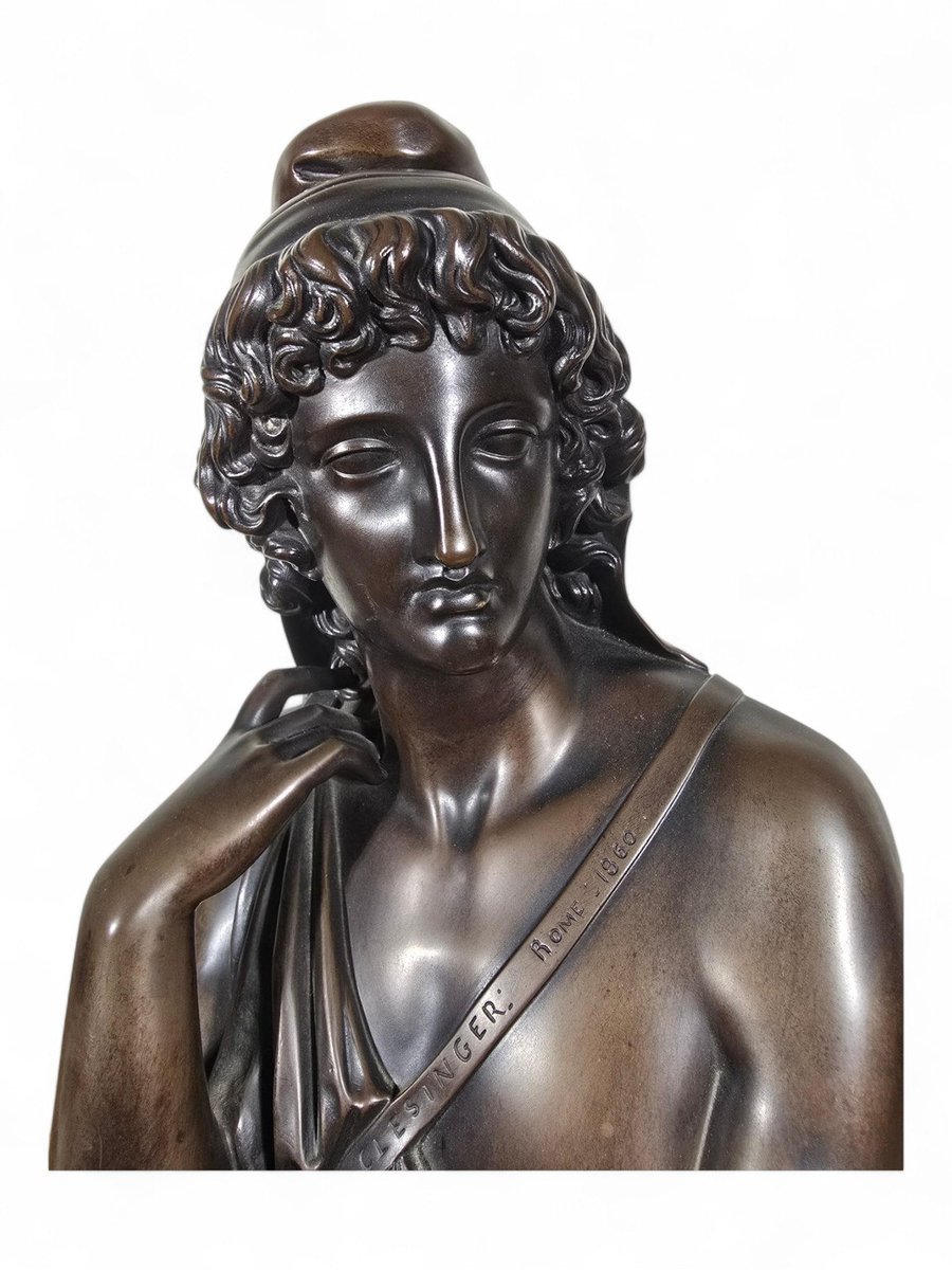 Jean-Baptiste Clesinger, Attis Consort of Cybele, 1860, Bronze for sale ...