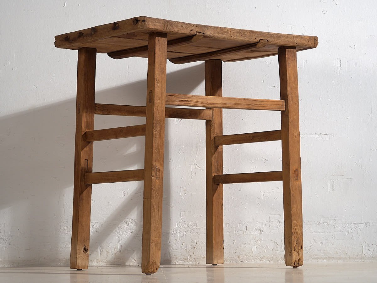 Antique Primitive Style Console Table, 1920s for sale at Pamono