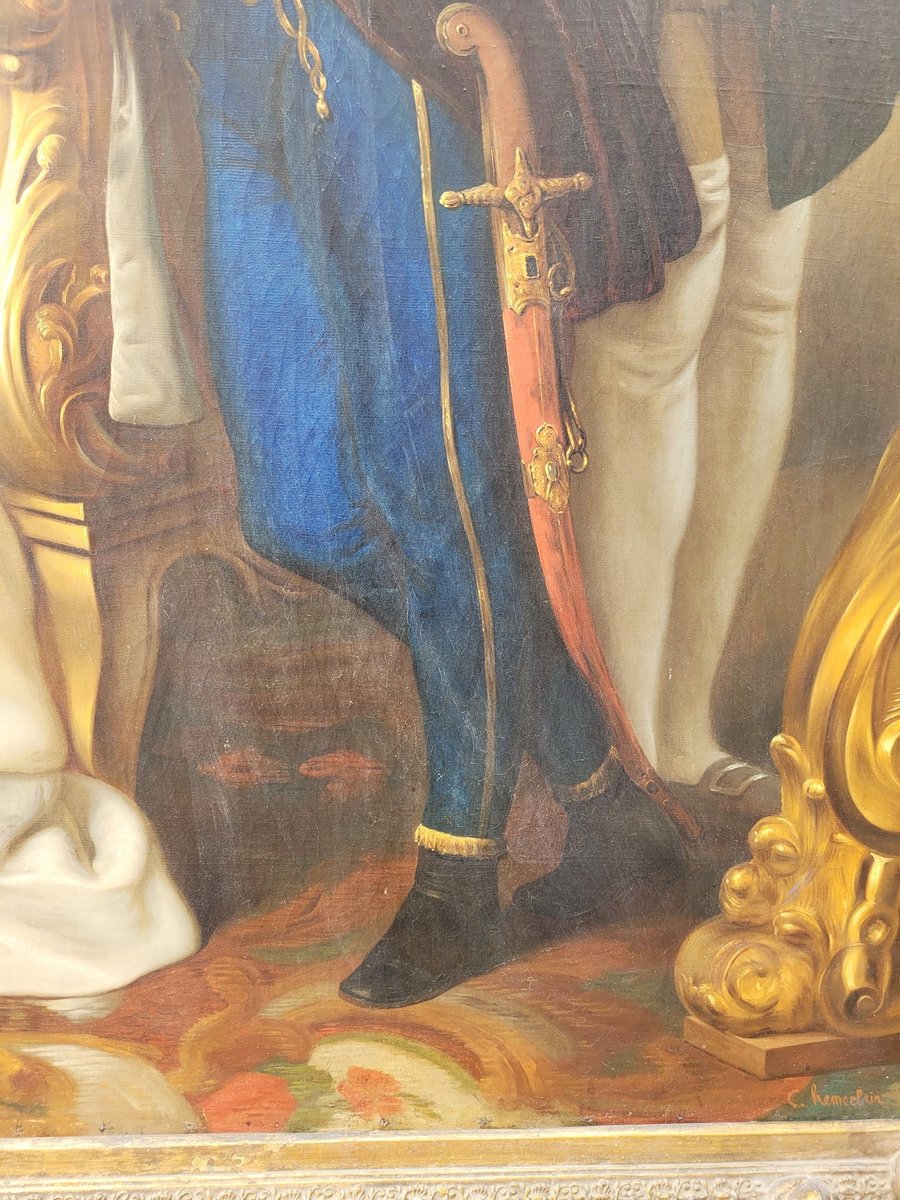 C Hermelein, Portrait of Princess Elisabeth of Prussia and Her Sons ...