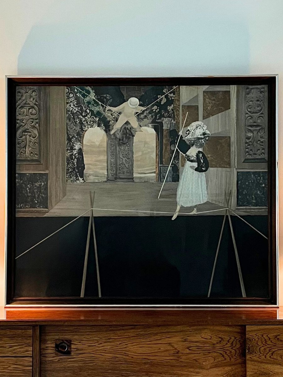 Stage Set Design, 20th Century, Collage, Framed for sale at Pamono