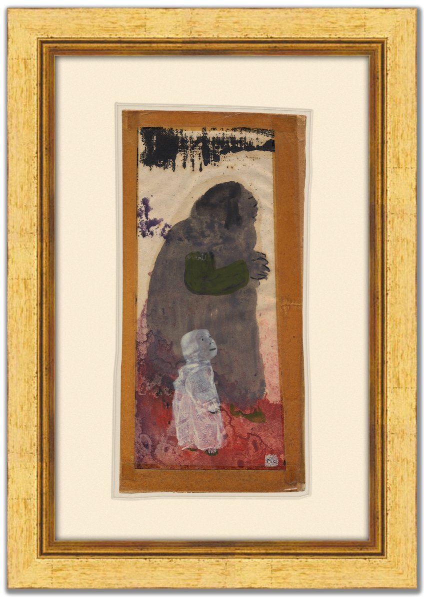 Charles Higgins / Pic, Überraschung (Surprise), 1964, Oil on Paper Laid ...