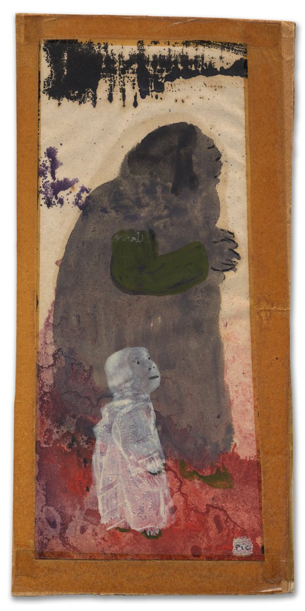 Charles Higgins / Pic, Überraschung (Surprise), 1964, Oil on Paper Laid ...