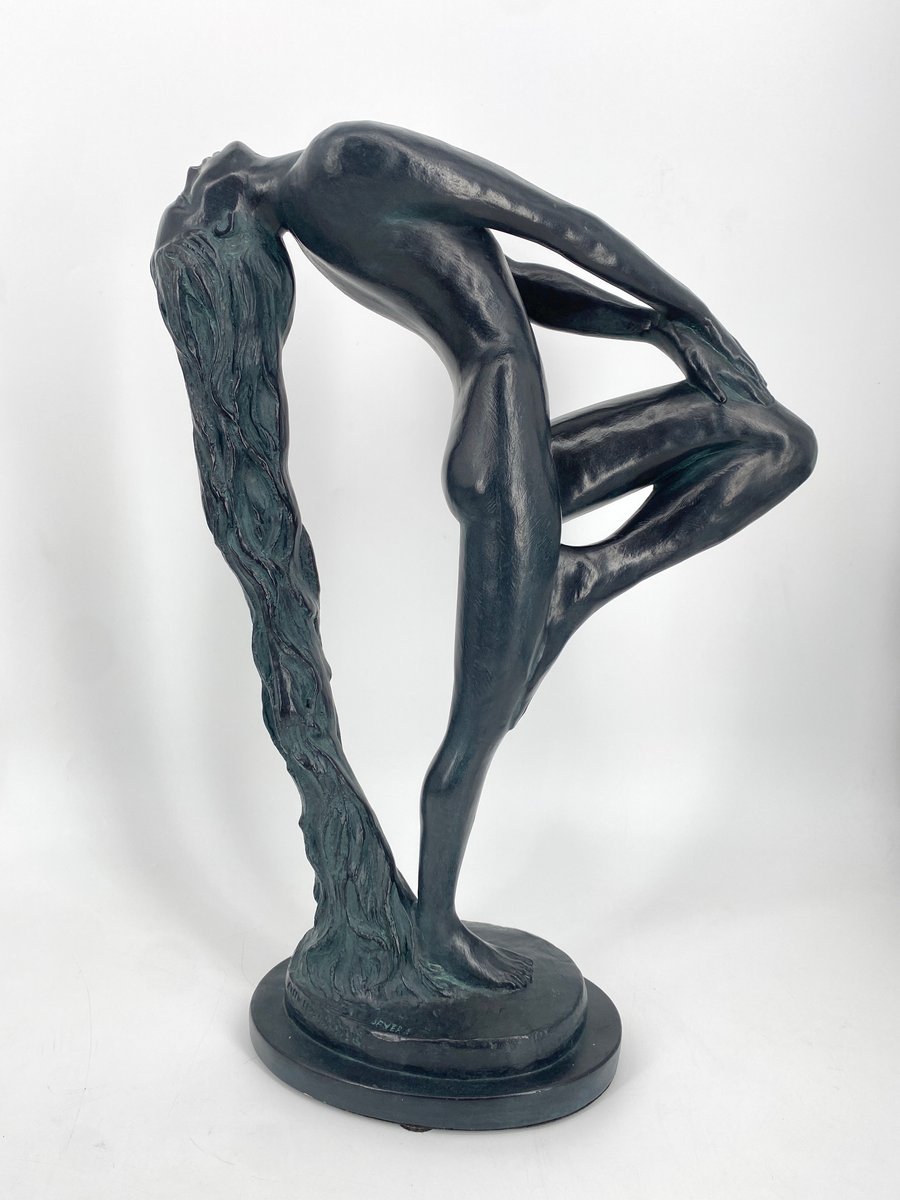 Art Deco Style Sultry Awakening Sculpture by Klara Sever for Austin ...