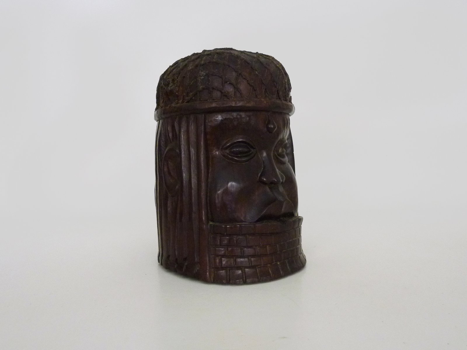 Tembé Wood Face Statue, Guyana, 1950s for sale at Pamono