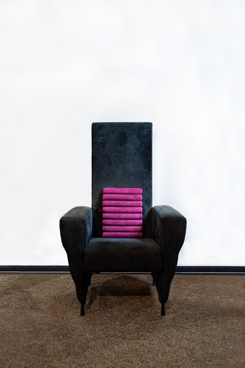 Flessuosa Chair by Ugo La Pietra for Busnelli, 1980s for sale at Pamono
