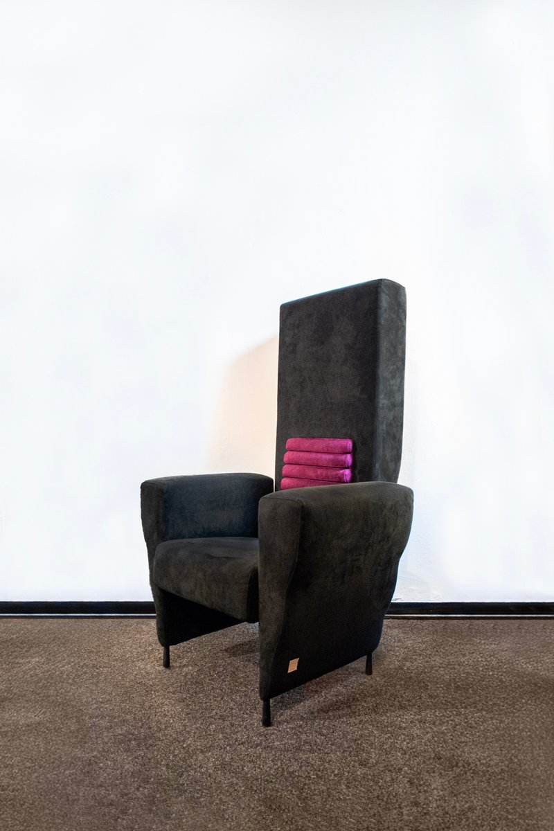 Flessuosa Chair by Ugo La Pietra for Busnelli, 1980s for sale at Pamono