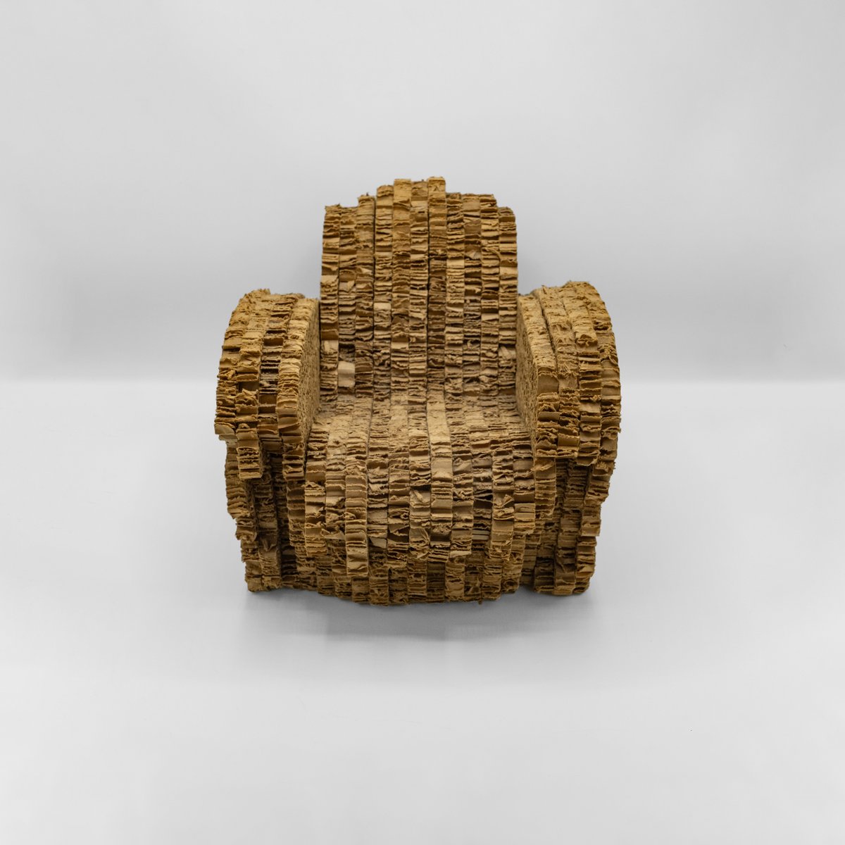 Set of Little Beaver Miniature Chair with Ottoman by Frank Gehry for ...
