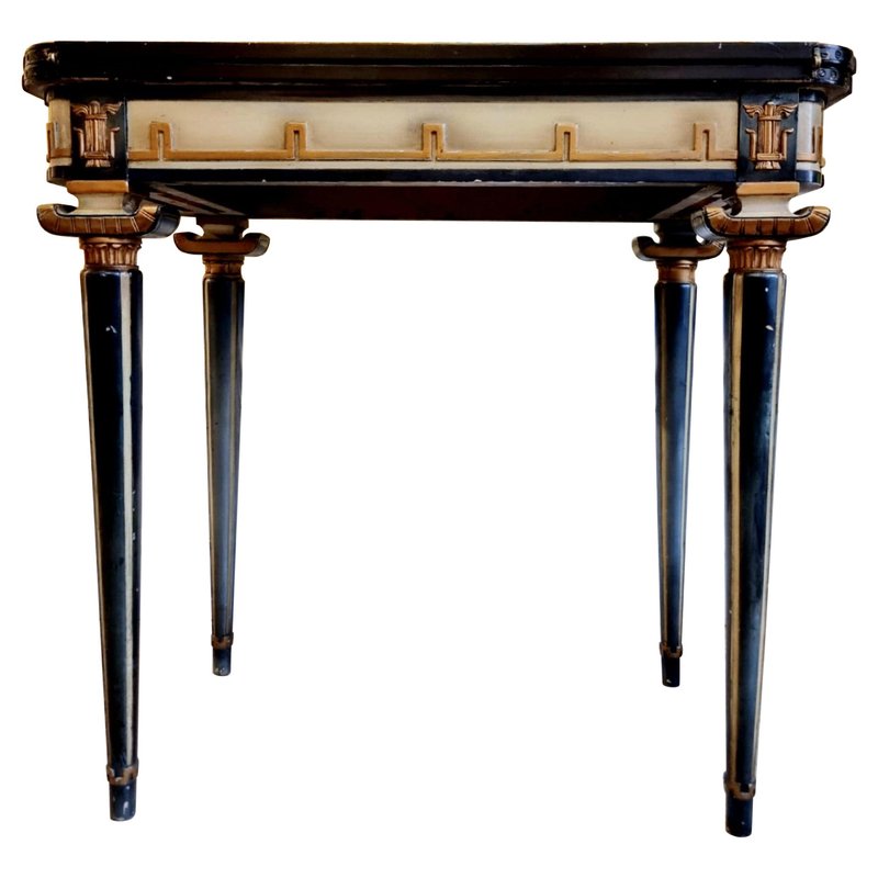 Swedish Game Table with Decor of Meander in Relief, 1920s for sale at ...