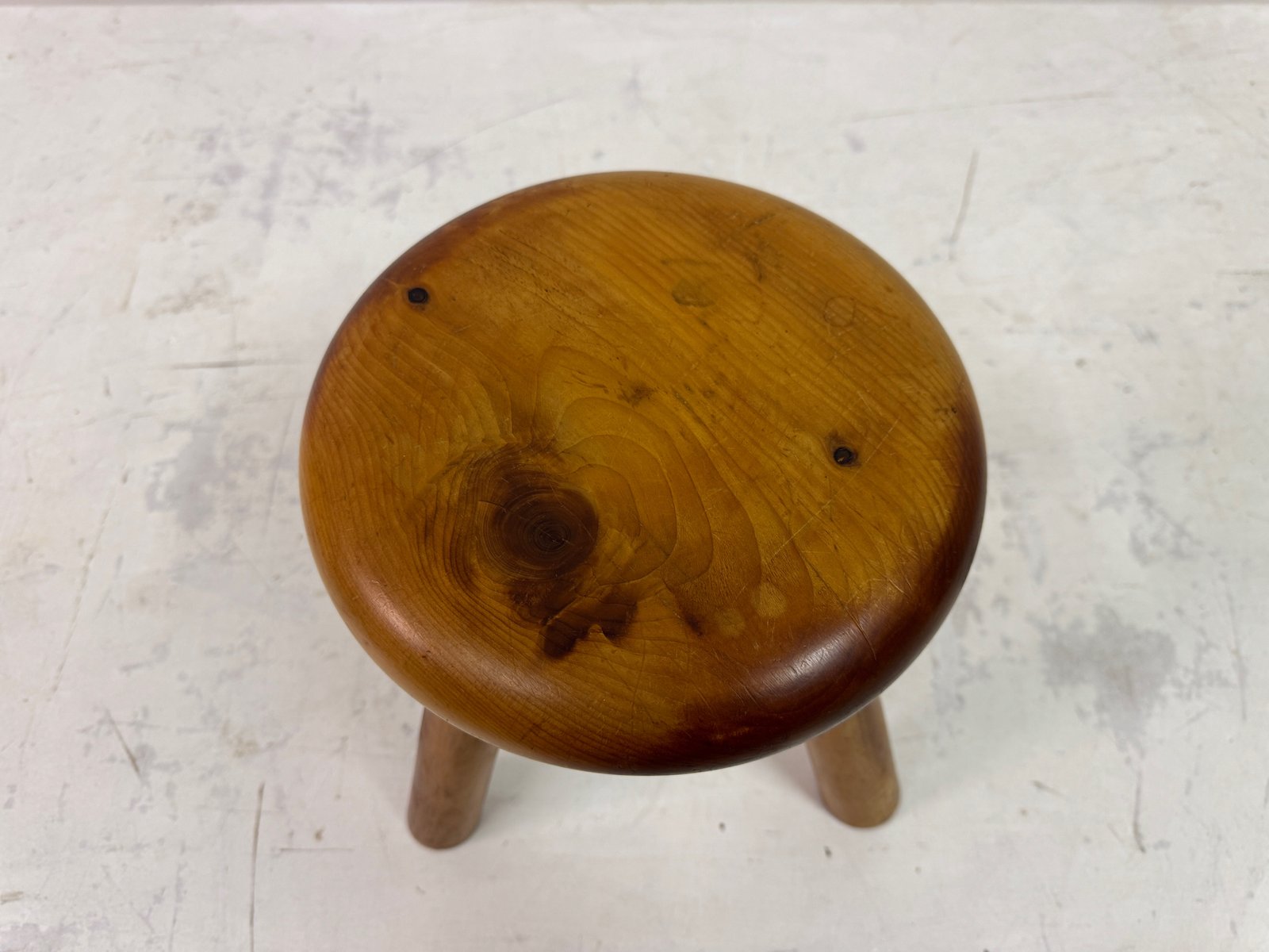 Dutch Pine Stool, 1960s for sale at Pamono