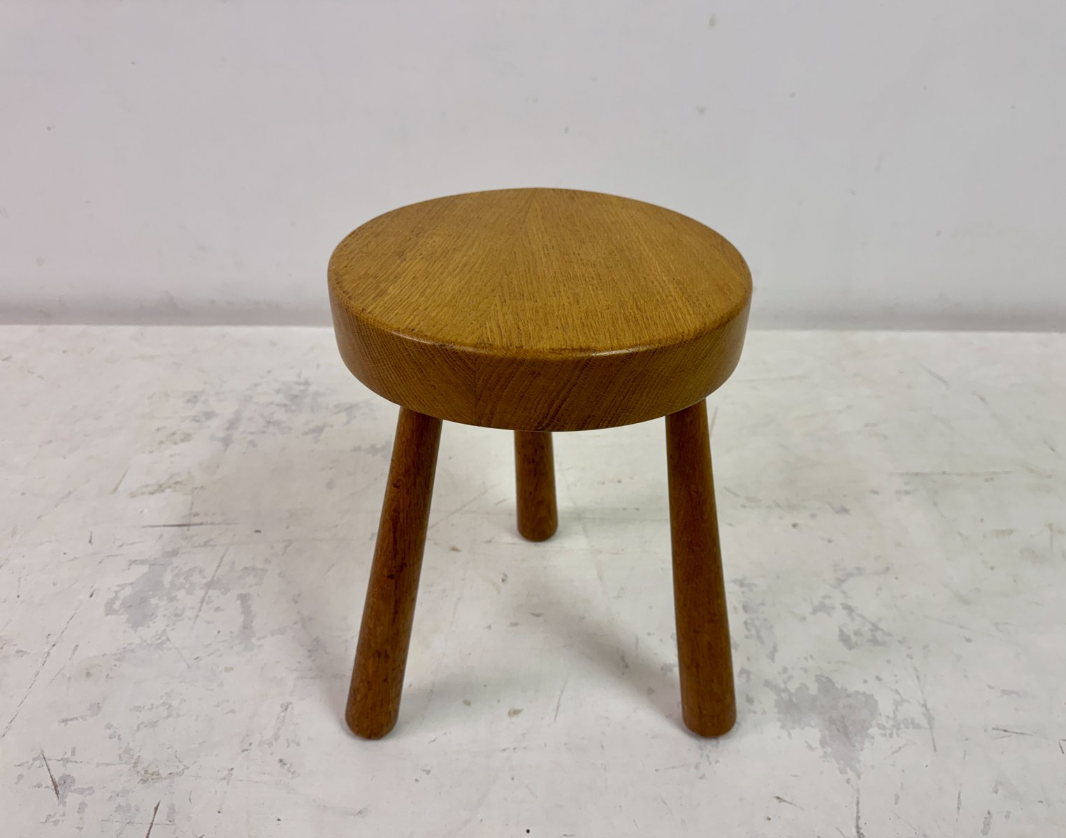 Dutch Oak Stool, 1960s for sale at Pamono
