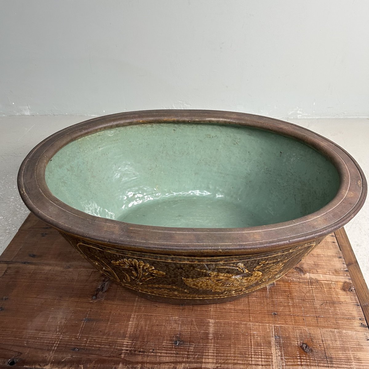 Antique Japanese Ceramic Water Pot, 1910s for sale at Pamono