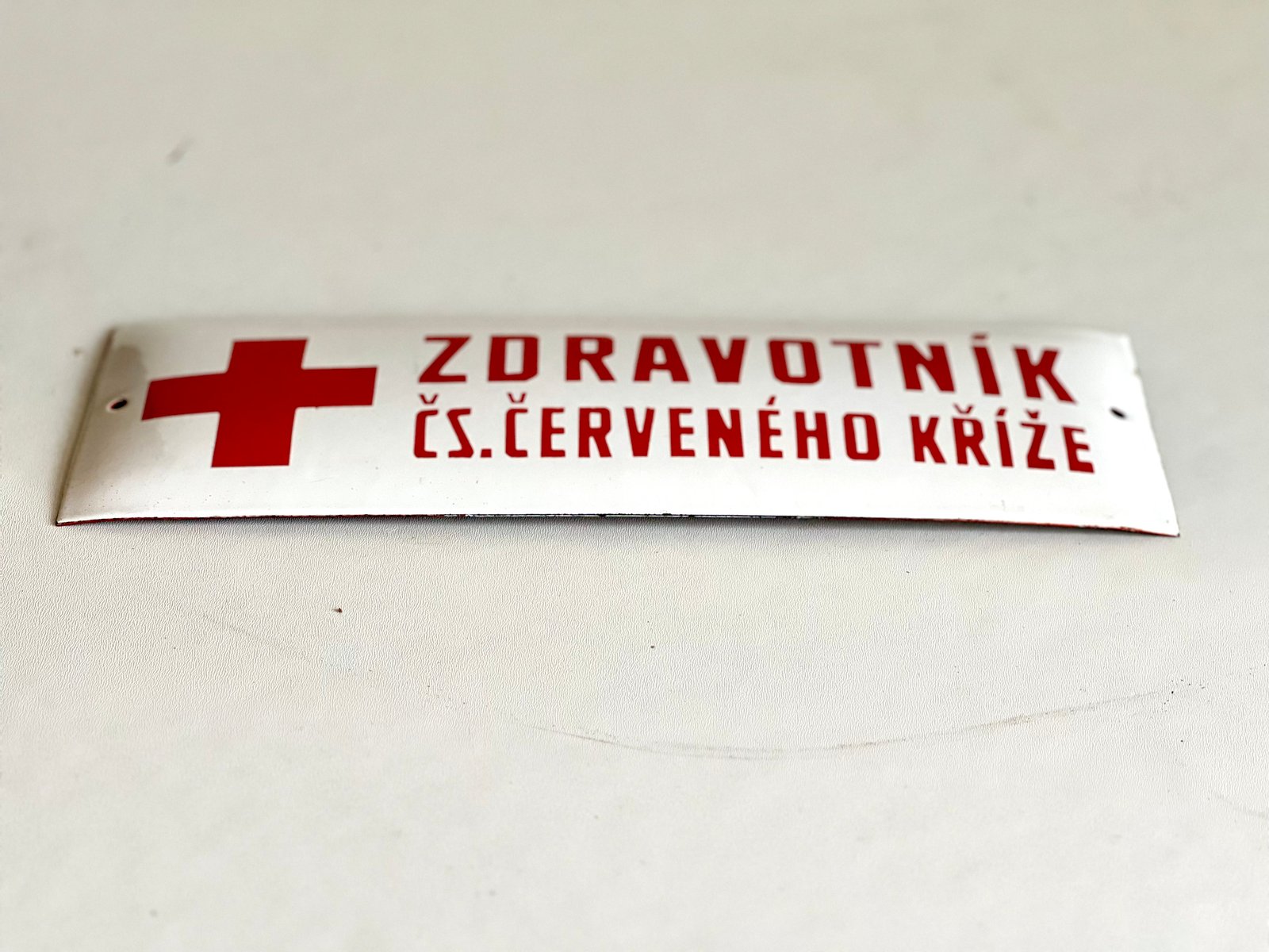 Metal Red Cross Sign, 1960s for sale at Pamono