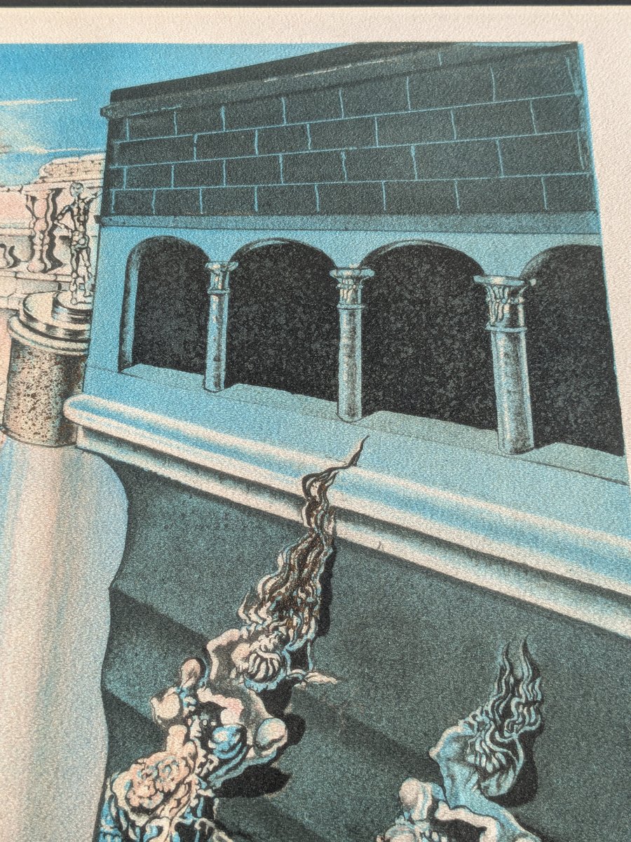 Salvador Dali, Invisible Man, Color Lithograph on Arches Paper, 1970s ...