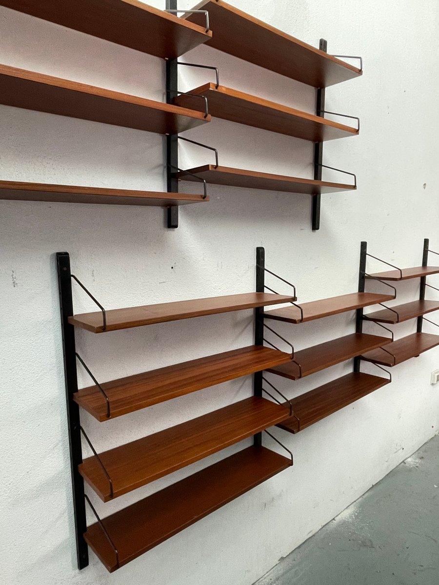 Hanging and Modular Bookcase by Fraber, 1960s for sale at Pamono