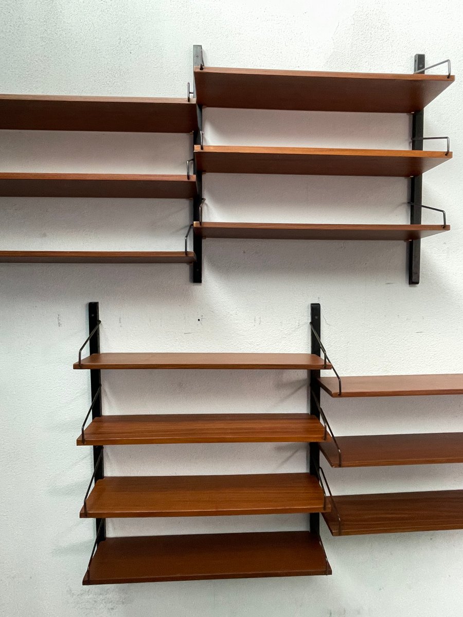 Hanging and Modular Bookcase by Fraber, 1960s for sale at Pamono