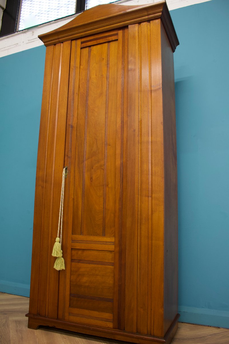 Edwardian Walnut Hall Robe Cabinet, 1900s for sale at Pamono