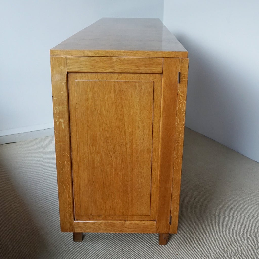 Art Deco Satin Birch Sideboard, 1920s for sale at Pamono