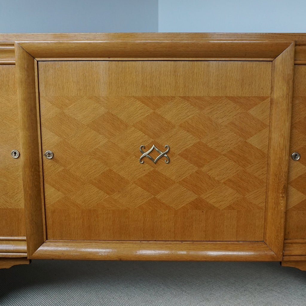 Art Deco Satin Birch Sideboard, 1920s for sale at Pamono