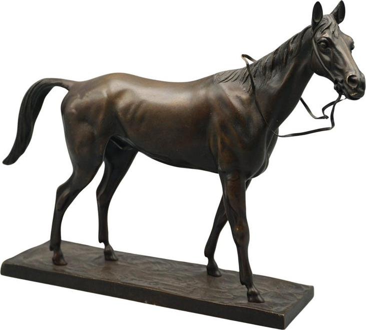 Irenee Rochard, Racehorse, Early 20th Century, Bronze for sale at Pamono