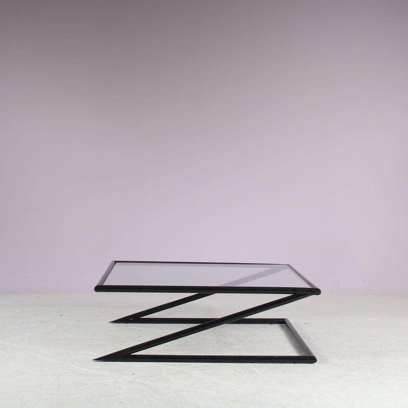 Vintage Z-Shaped Coffee Table by Harvink, 1980s for sale at Pamono