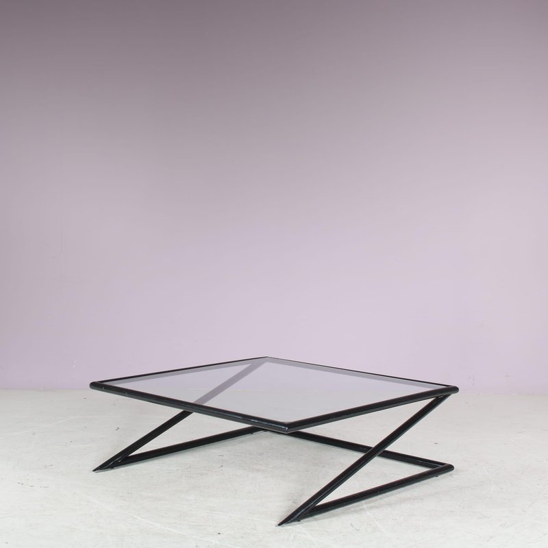 Vintage Z-Shaped Coffee Table by Harvink, 1980s for sale at Pamono