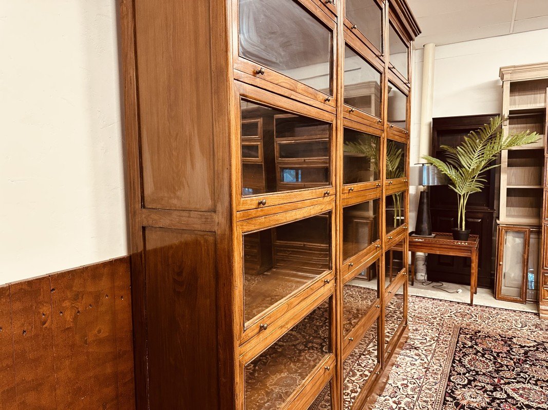 Large Antique Library Cabinet from Globe Wernicke for sale at Pamono