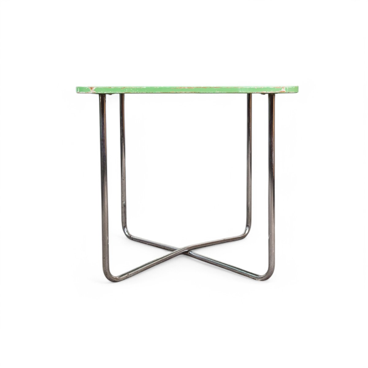 Bauhaus Tubular Steel Dining Table by Petr Vichr, 1930s for sale at Pamono