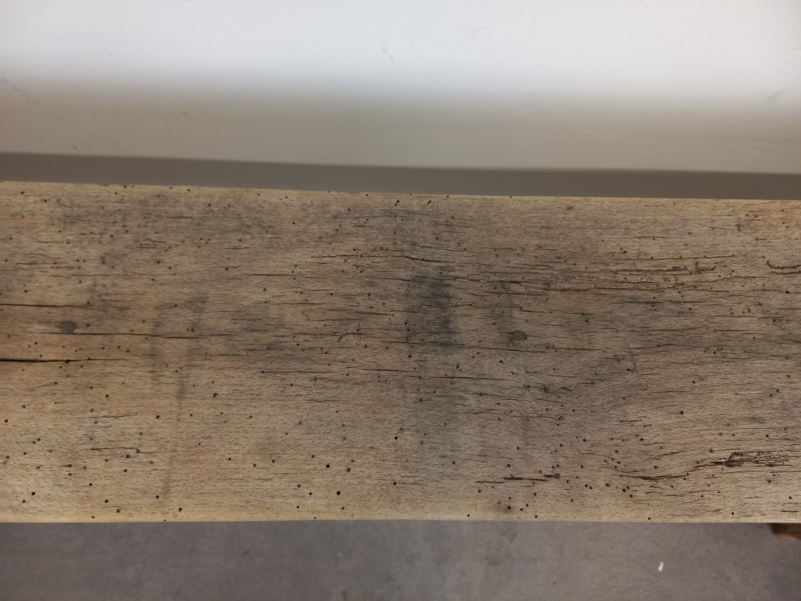 Rustic Oak Bench, 1920s for sale at Pamono