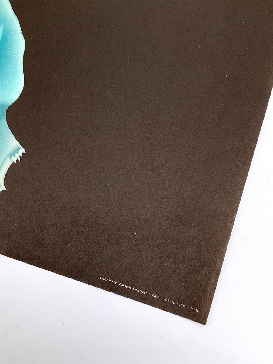 Le Rapace Film Poster after Rene Mulas, Poland, 1970s for sale at Pamono