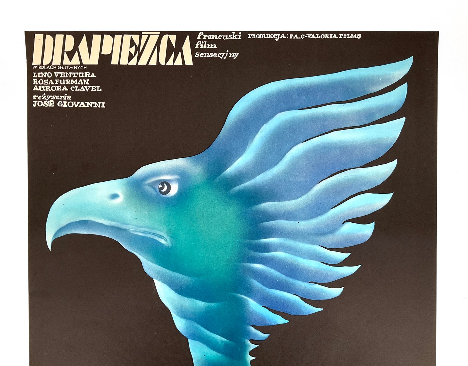 Le Rapace Film Poster after Rene Mulas, Poland, 1970s for sale at Pamono