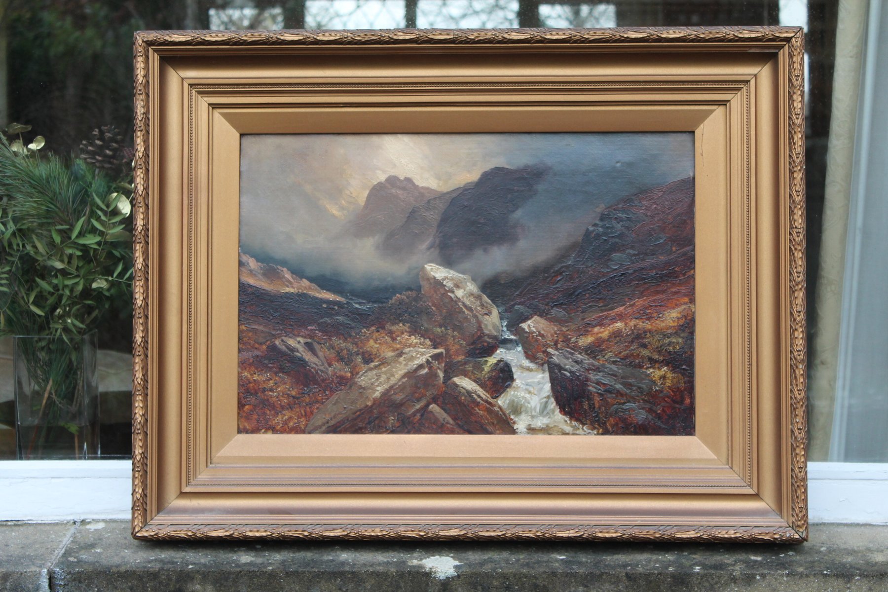 Clarance Henry Roe, Landscape, 19th Century, Oil on Canvas for sale at Pamono