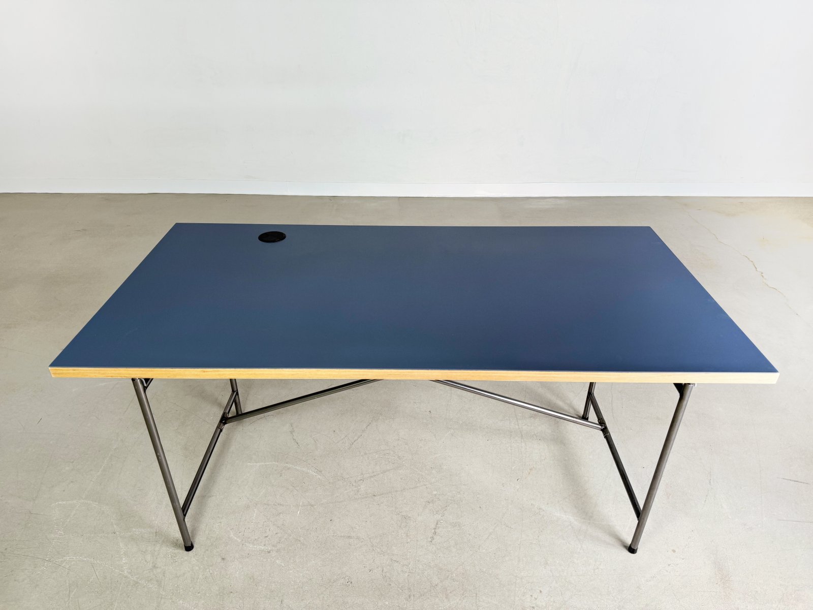 Metal Desk by Egon Eiermann for Richard Lampert, 1950s for sale at Pamono