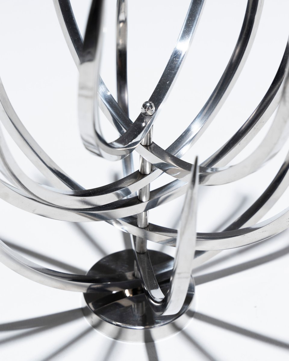 Vintage Feal Metal Candleholder for sale at Pamono