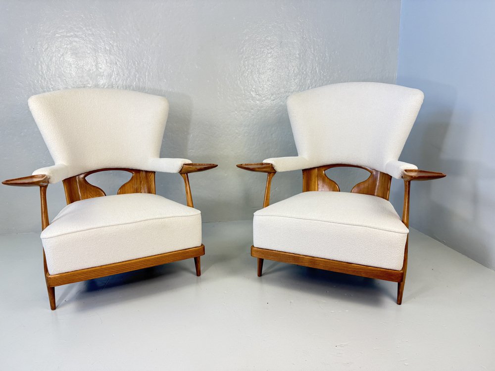 Set of Armchairs by F. Lli Tagliabue, 1950s for sale at Pamono