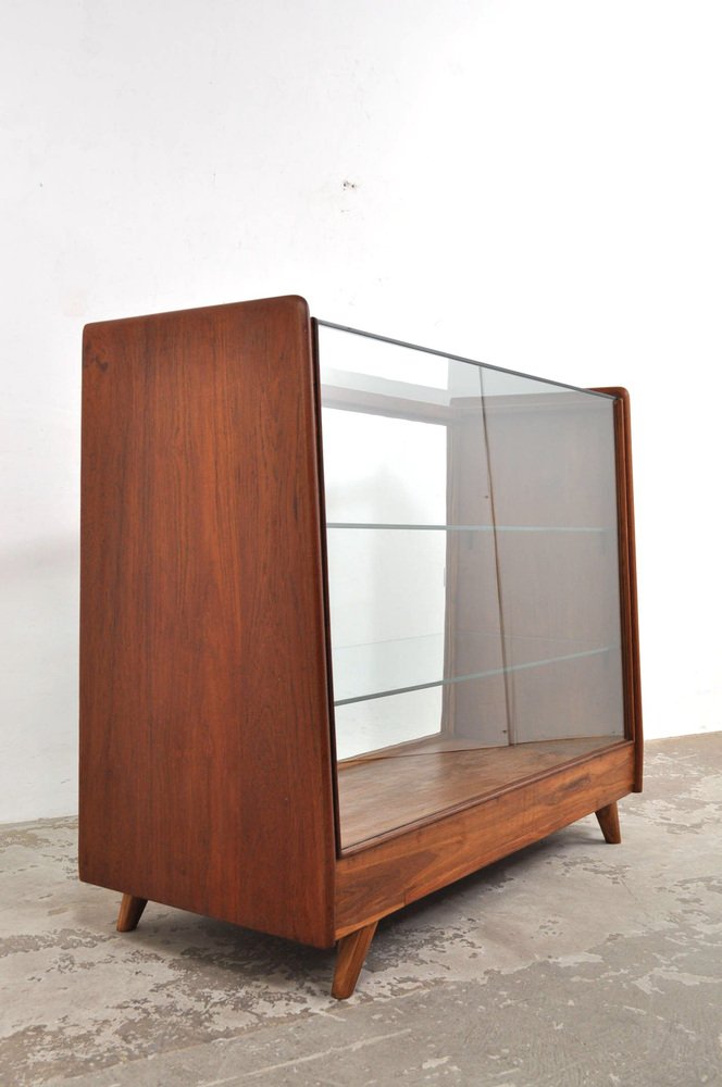 Vintage Shop Display Cabinet in Teak, 1960s for sale at Pamono